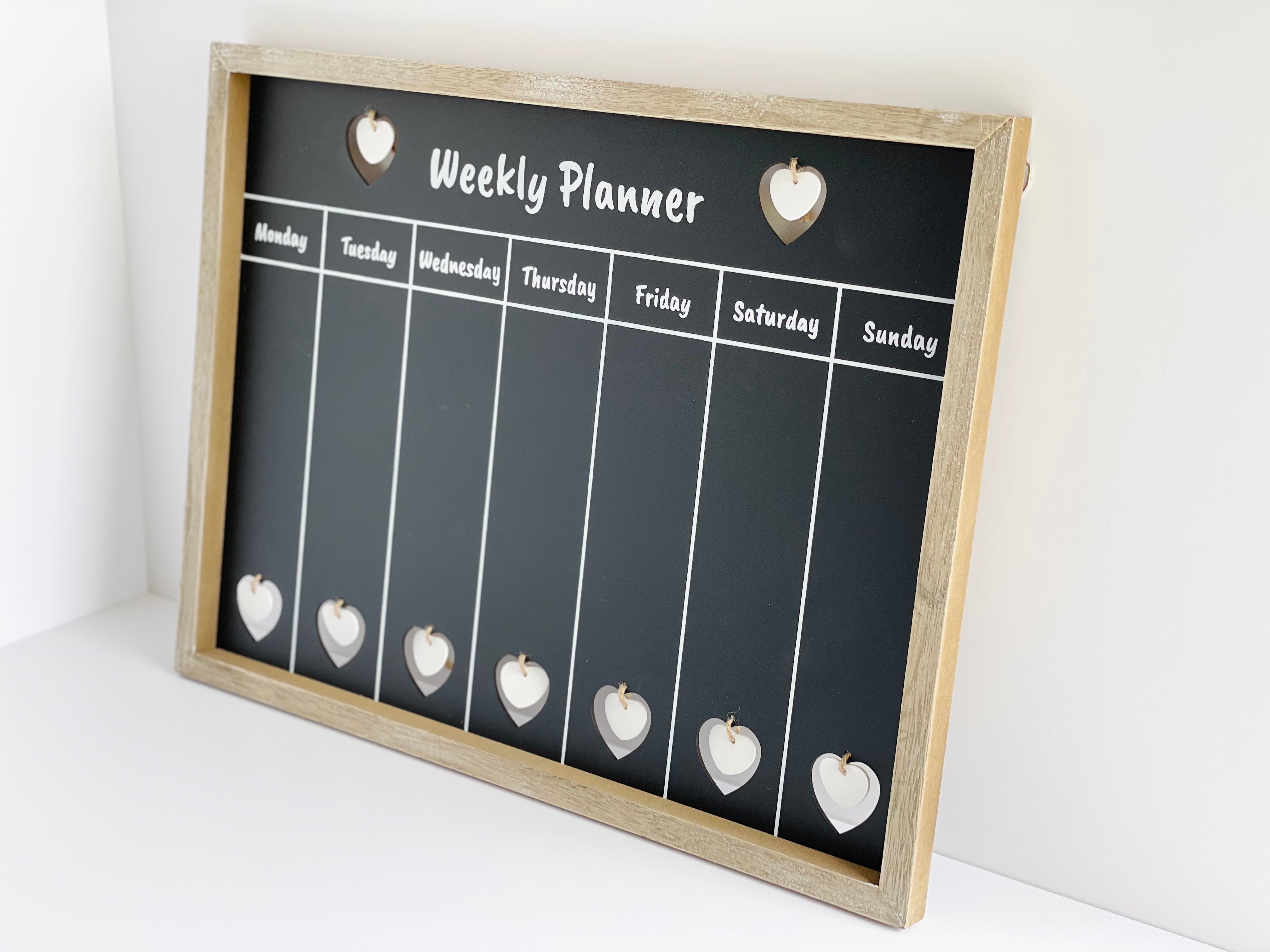 Weekly Chalkboard Planner – George And Brookes